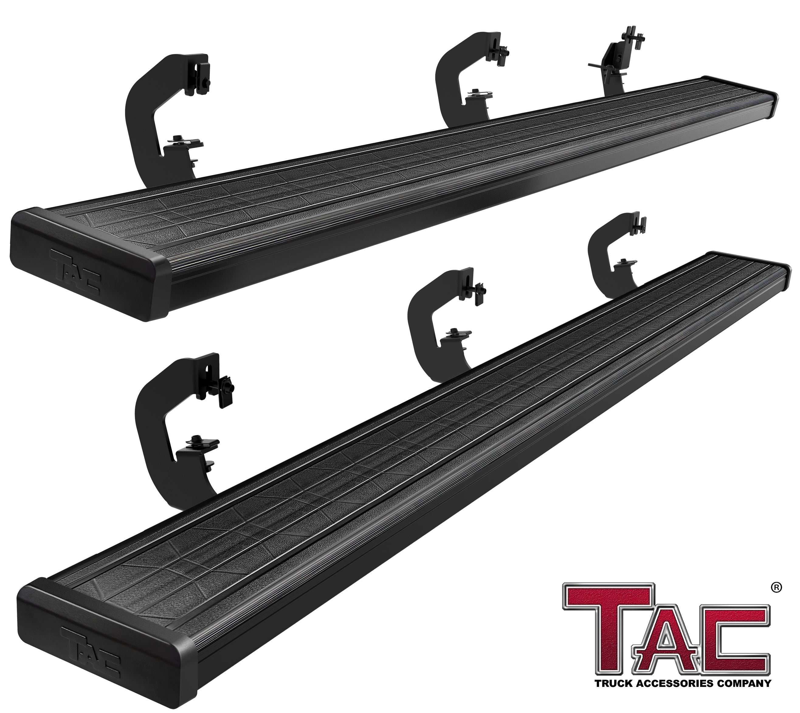 TAC Spear Running Boards fit 2007-2018 Chevy Silverado/GMC Sierra 1500 ...