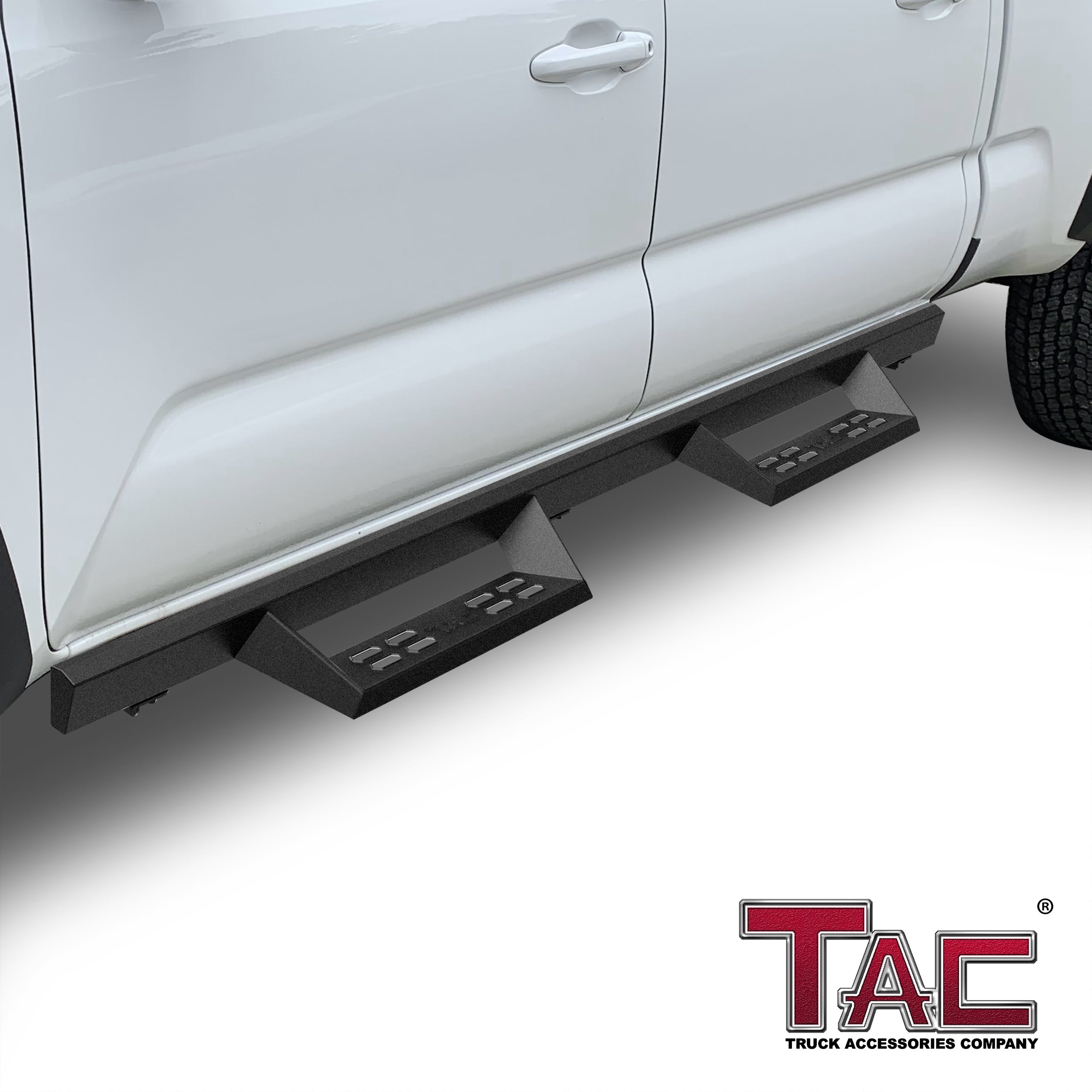 TAC Sniper Running Boards Fit 2024 Toyota Tacoma Double Cab Truck Pick ...